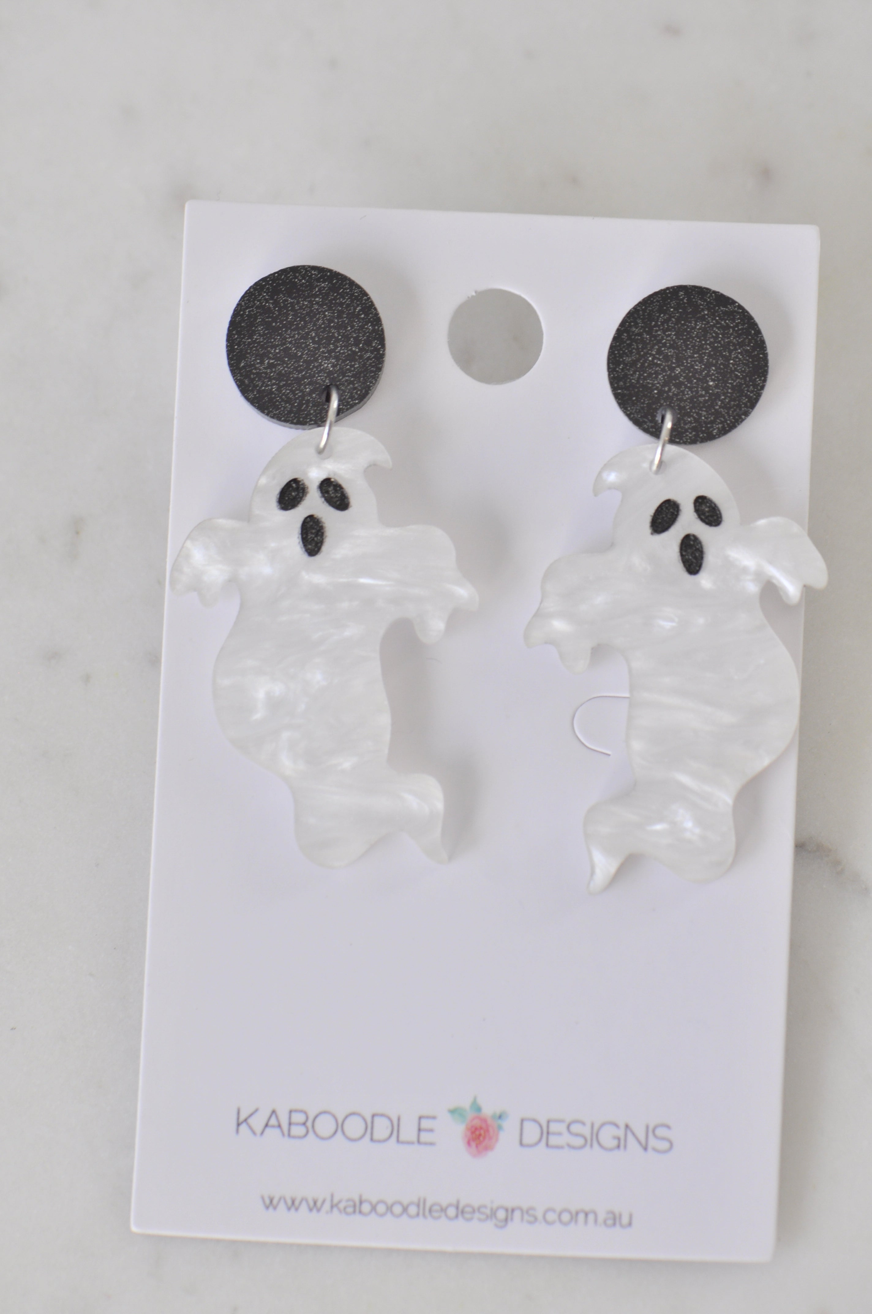 Halloween Scary Ghost Trick Or Treat Stud Earrings – Kaboodle Designs