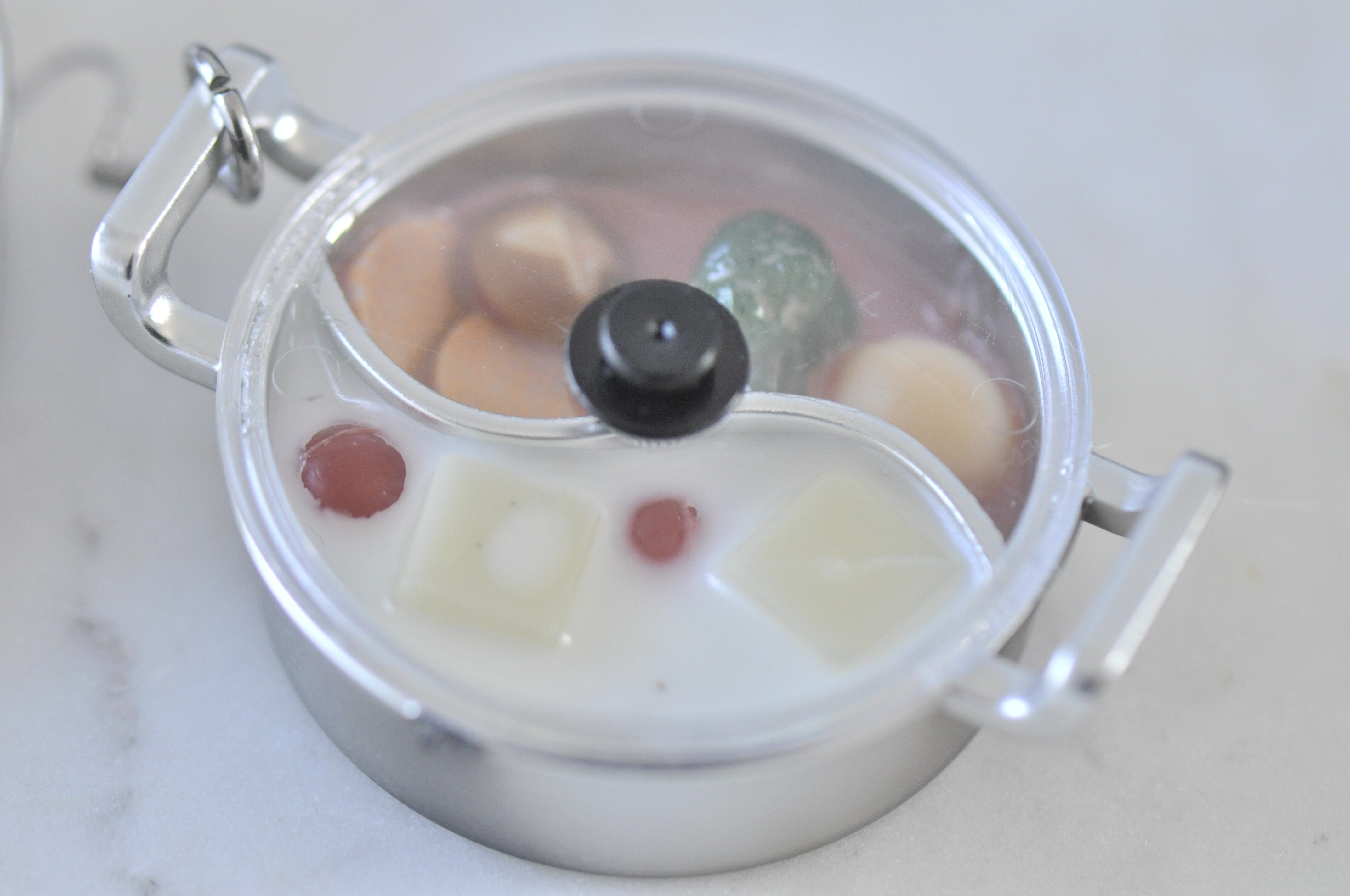 Steamboat Hotpot Food Dinner Vegetables Egg Drop Dangle Earrings ...